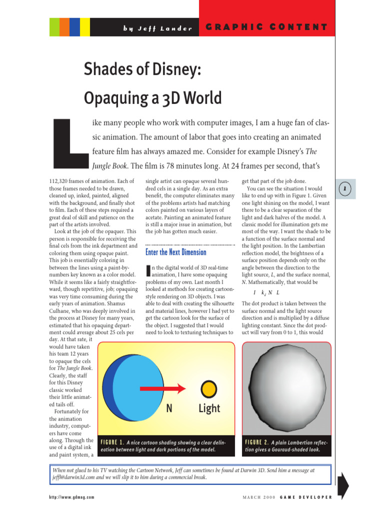 col0300 | PDF | Animation | Computer Graphics