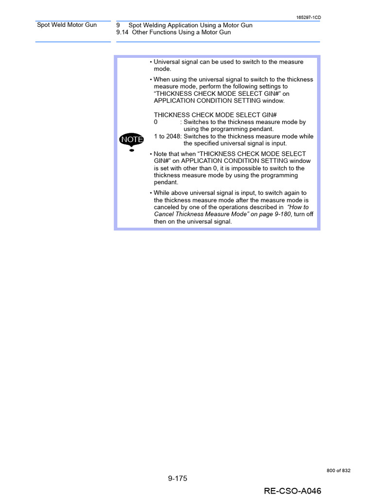 Spot Weld Motor Gun Functions | PDF | Parameter (Computer Programming) | Welding