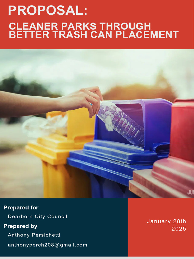Improve Parks with Strategic Trash Can Placement | PDF | Waste ...