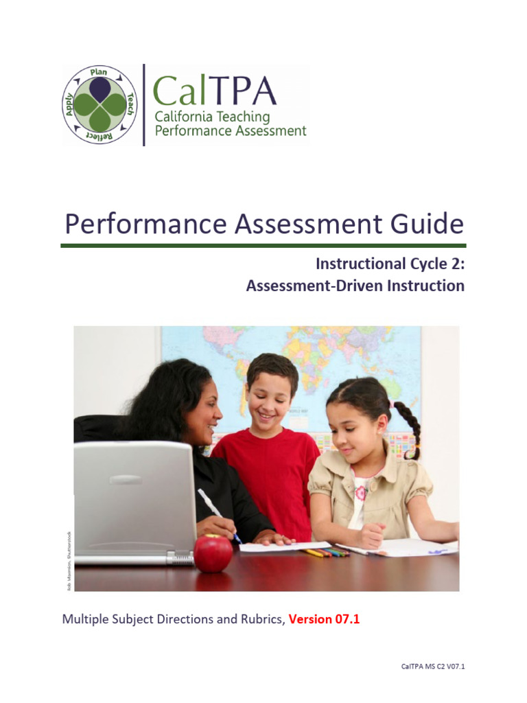 CalTPA C2 AssessmentGuide MS | PDF | Educational Assessment | Teachers