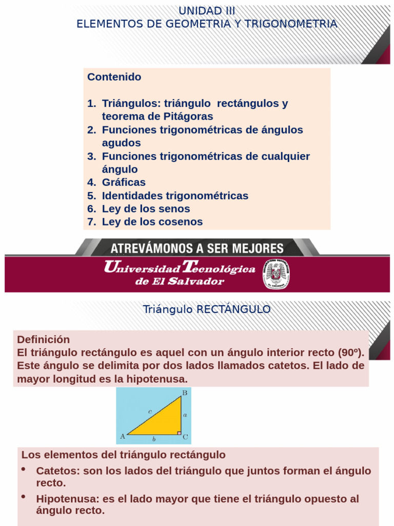 Geometría y Trigonometría Básica | PDF | Triángulo | Funciones ...