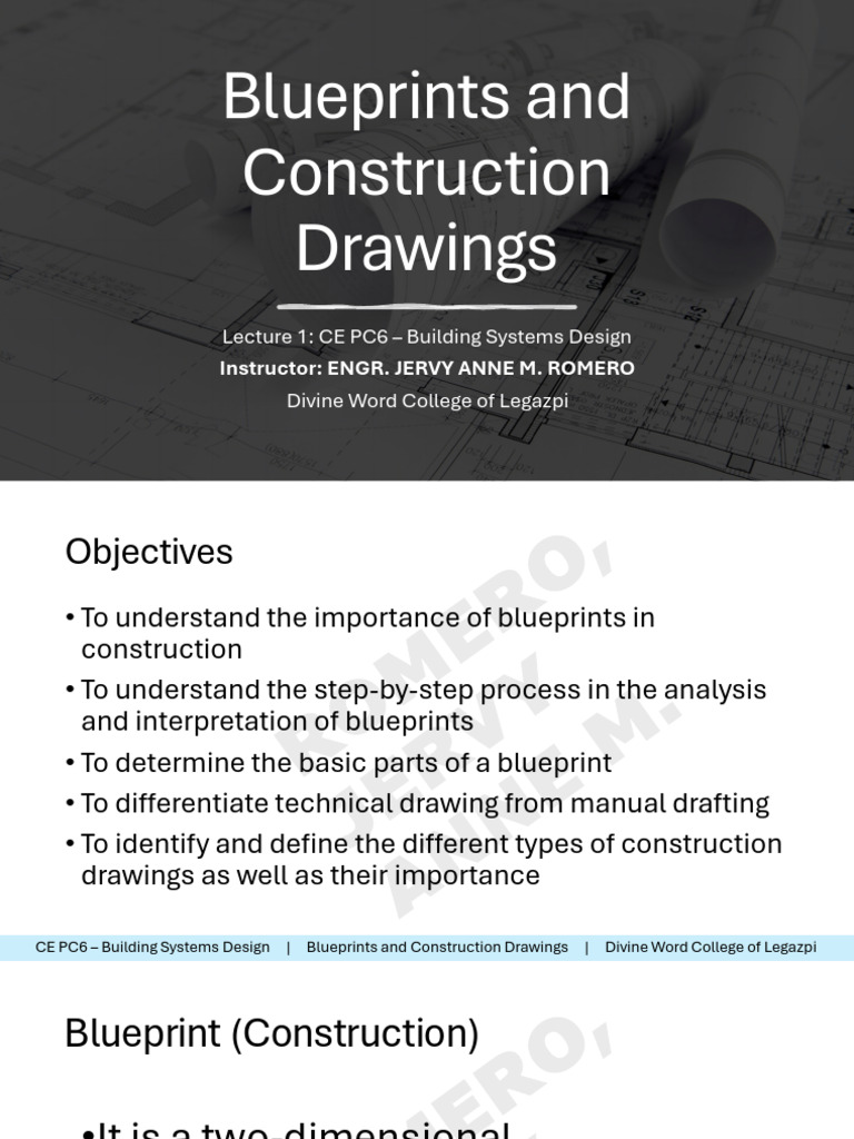 Understanding Construction Blueprints | PDF | Drawing | Technical Drawing
