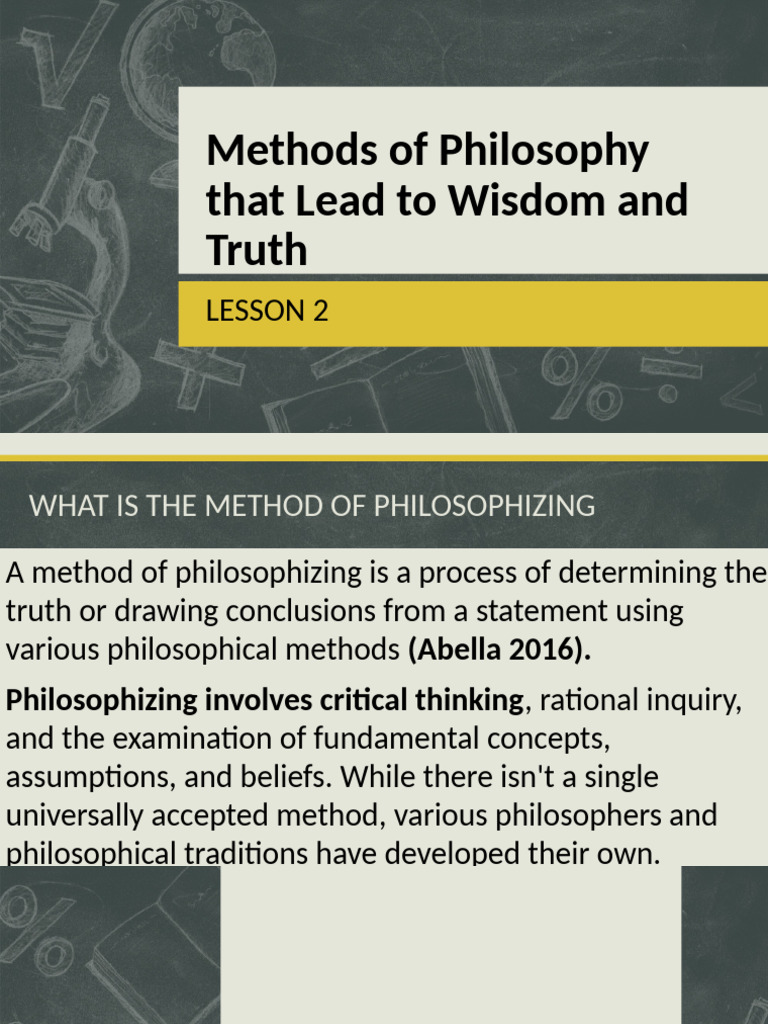 Philosophy Lesson 2.1 | PDF | Critical Thinking | Scientific Method