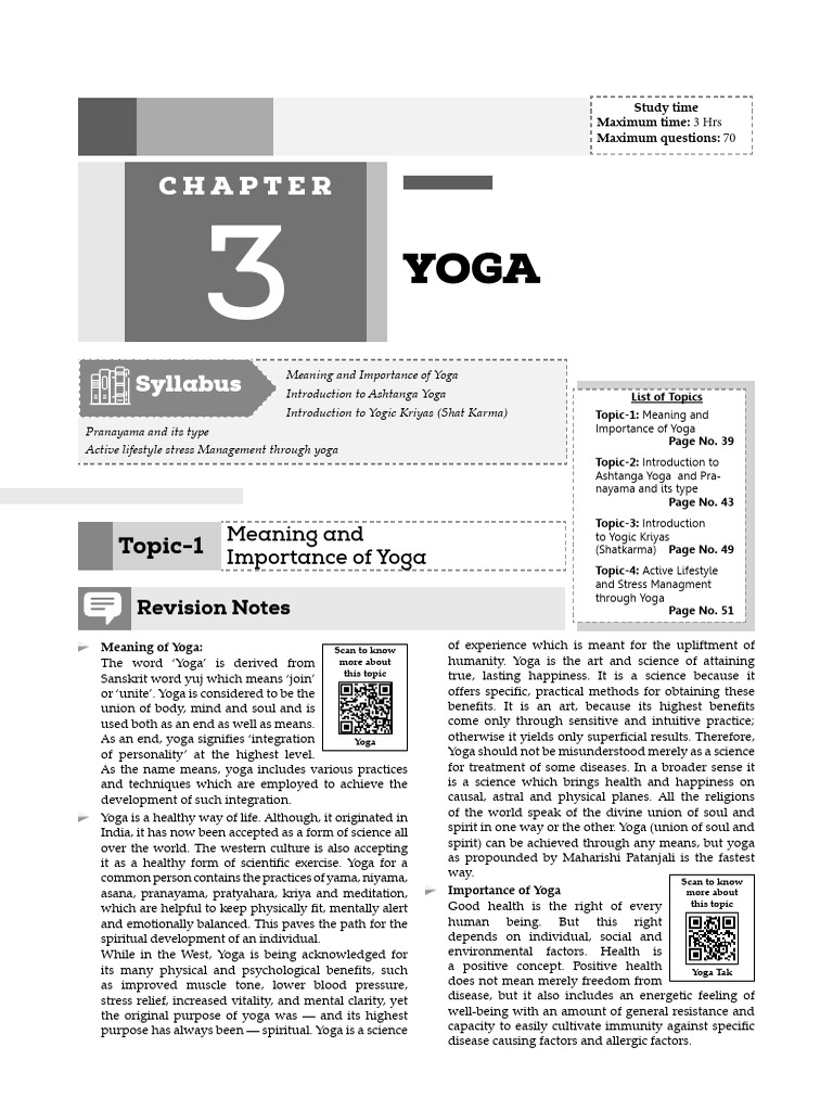 Unit-3 Yoga | PDF | Yoga | Asana