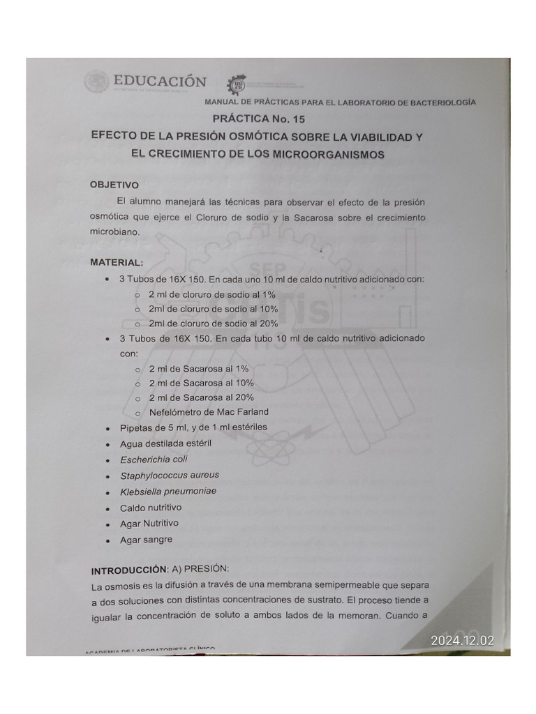 Práctica No.15 | PDF