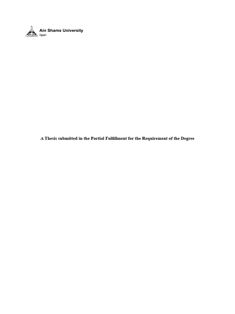 Sandra Nabih Samir Labib MSc Thesis | PDF | Industrial Revolution | Thesis