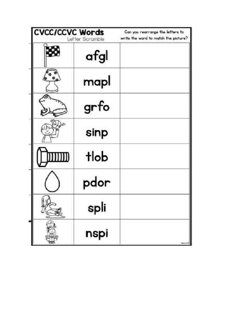 Sound & Vowel Work | PDF