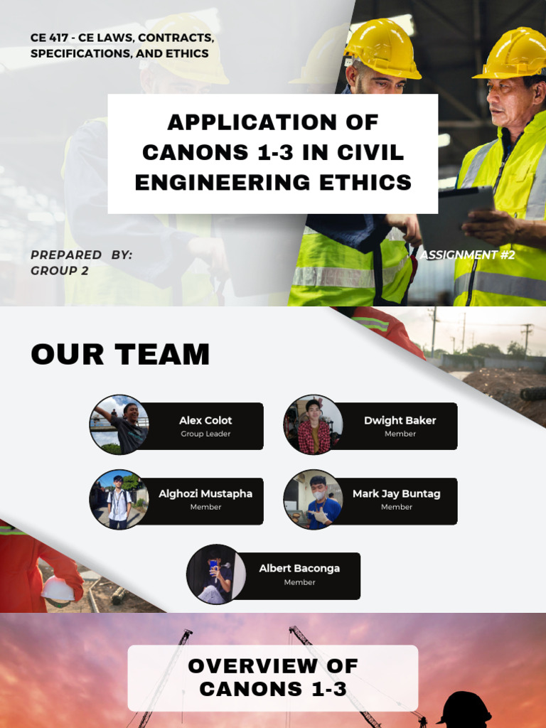 Group 2 CE 417 Assignment 2 | PDF | Engineering | Safety