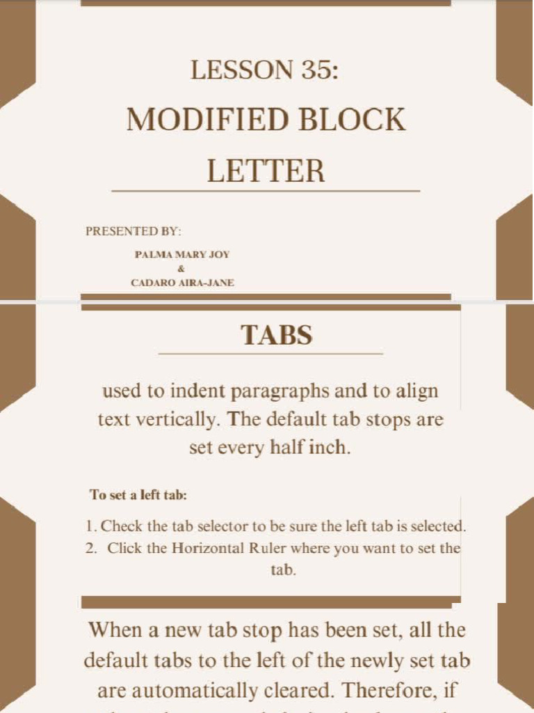 Lesson 35 Modified Block Letter | PDF