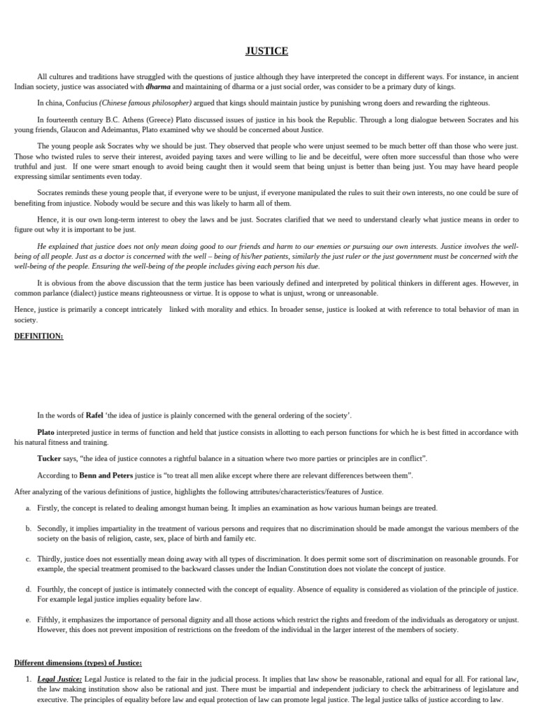 Justice | PDF | Justice | Crime & Violence