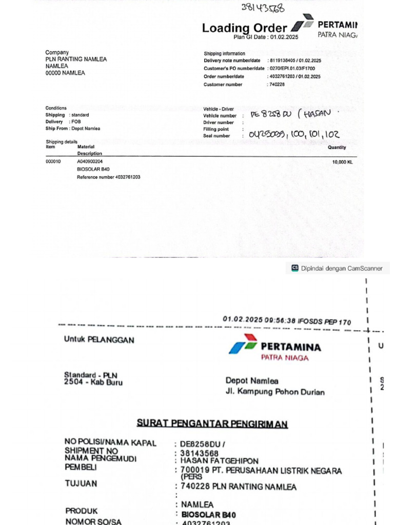 Truk HPL TBBM Namlea | PDF