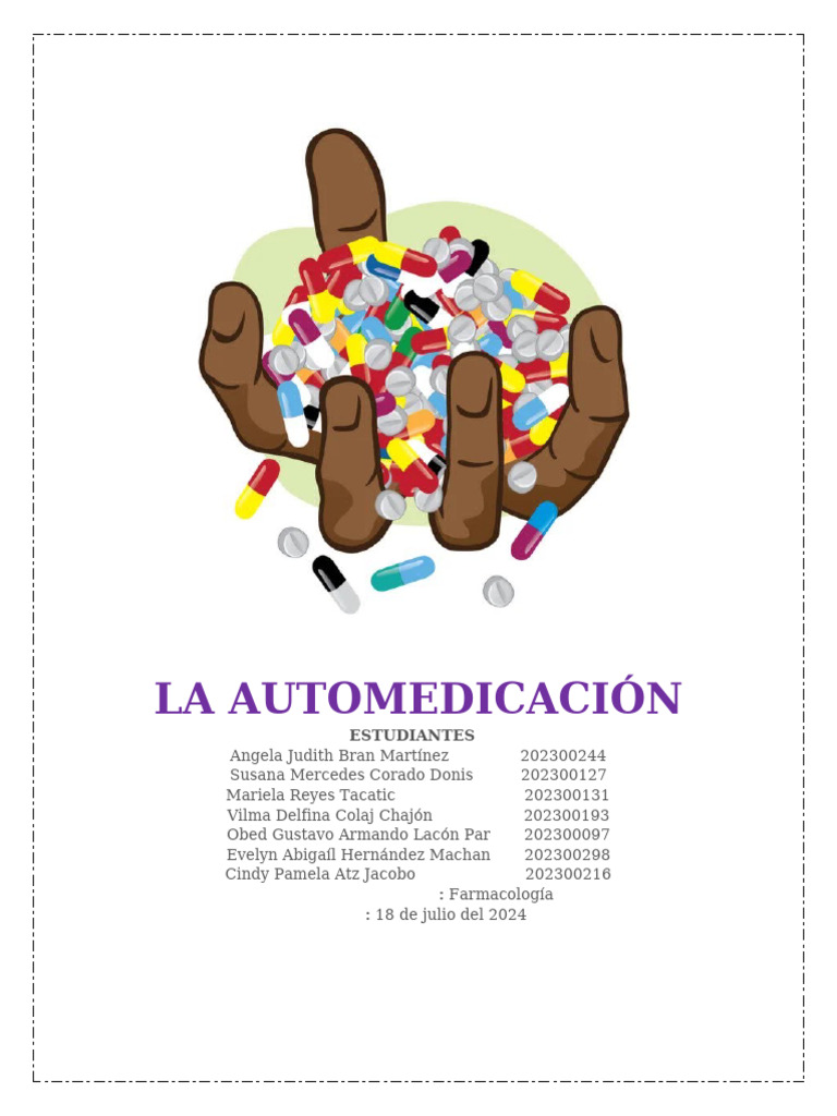 Riesgos de la Automedicación en Salud | PDF | Medicamentos con receta ...