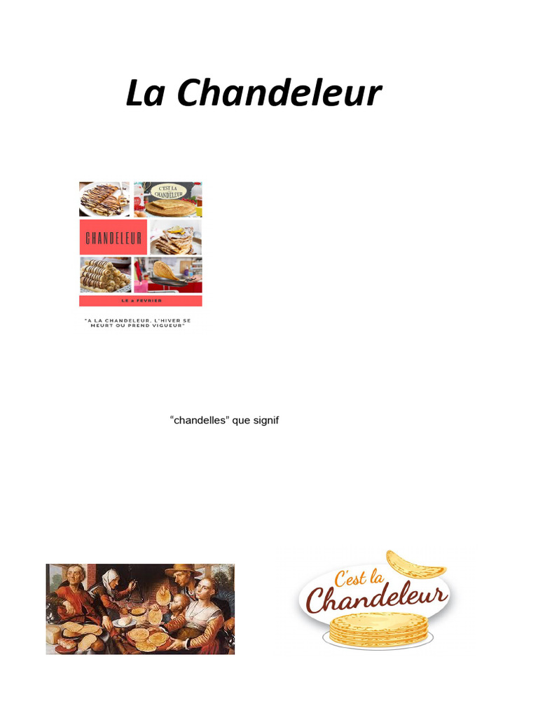 História e Receitas da Chandeleur | PDF