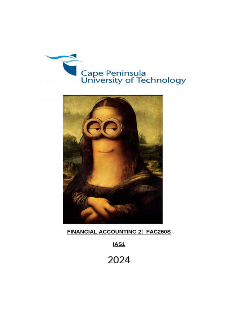 FIinancial Accounting 2 IAS1 NOTES | PDF | International Financial ...