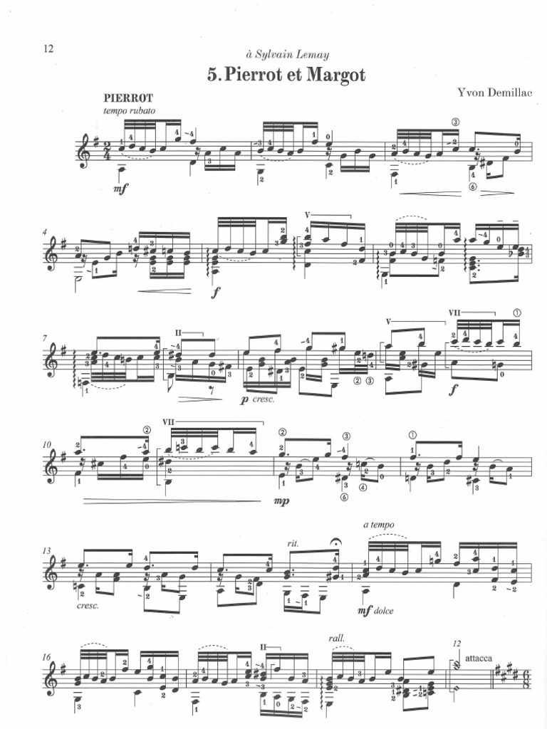 Yvon Demillac - Pierrot Et Margot | PDF
