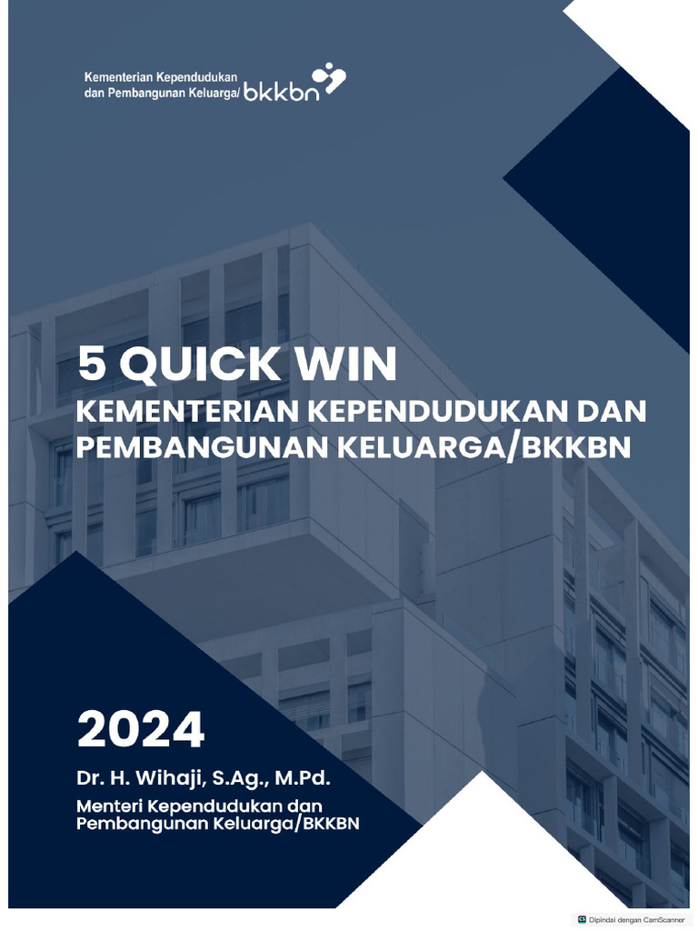 Quick Win Kemendukbangga | PDF