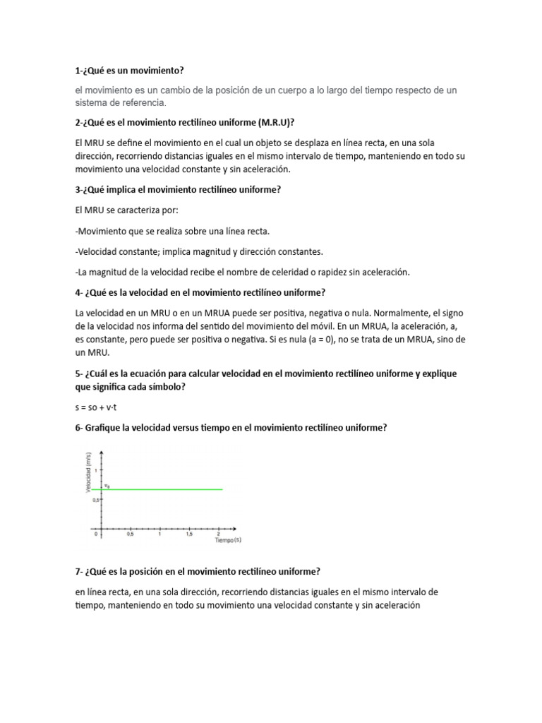 Preguntas de Fisica..-1 | PDF | Gravedad | Velocidad