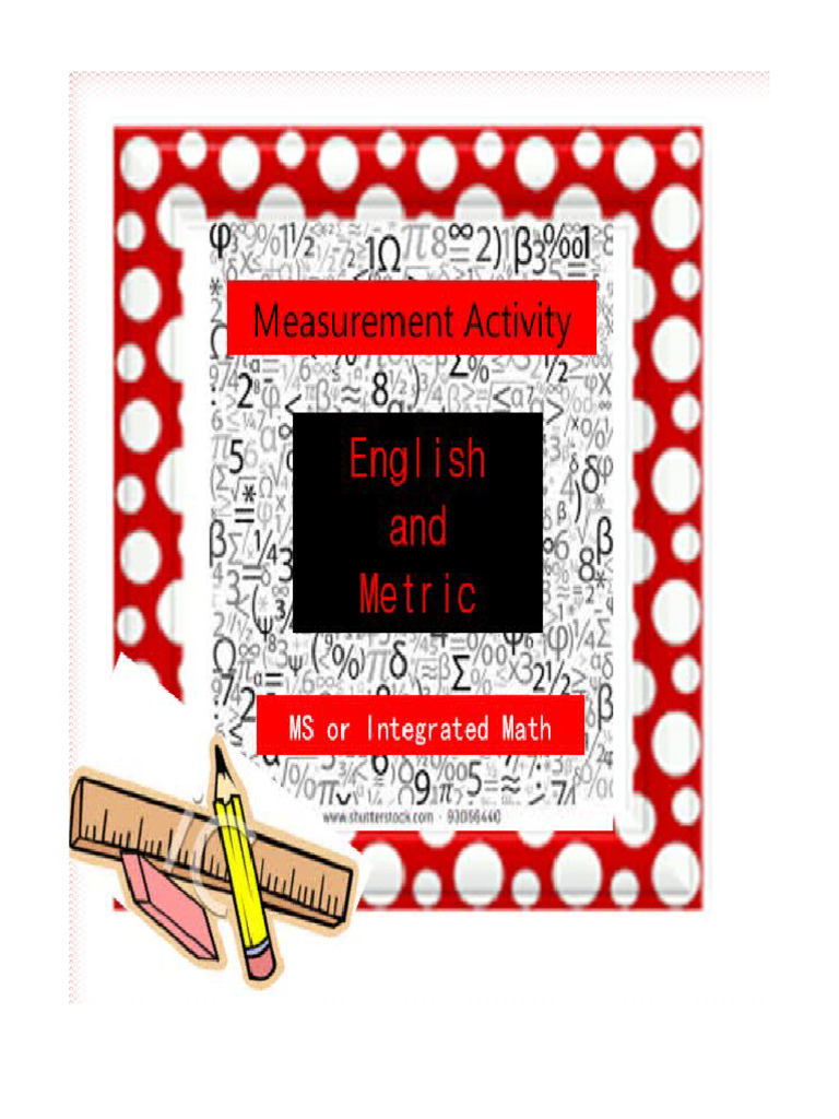 EnglishandMetricMeasurementActivity 1 | PDF | Length | Measurement