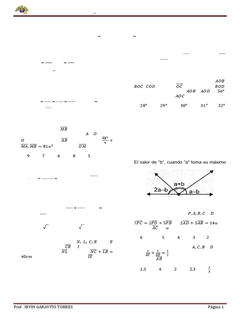 Sesion 02 Segmentos Angulos | PDF | Geometría | Euclides