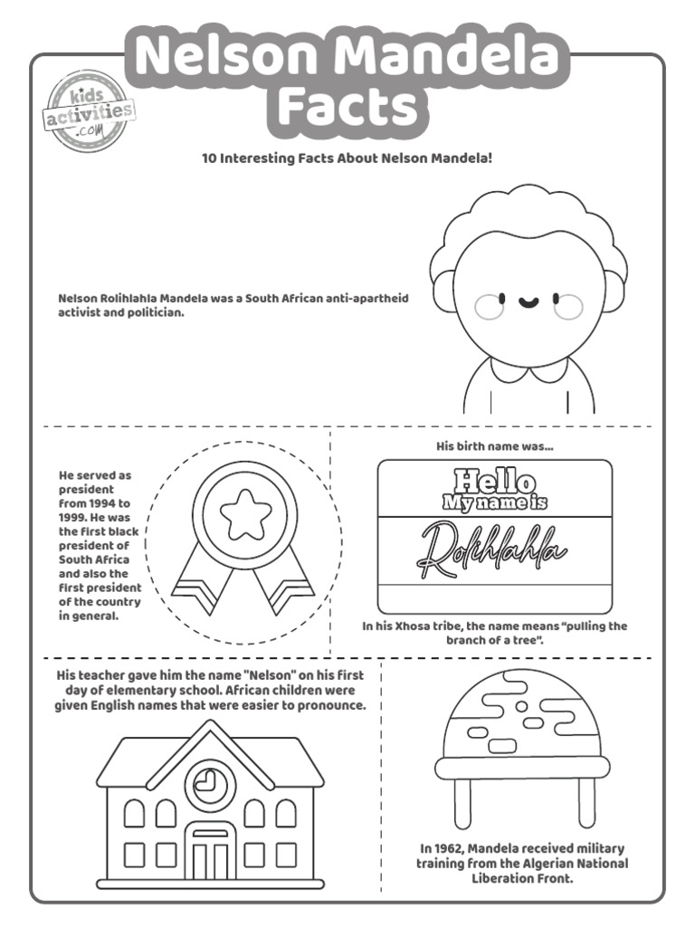 Nelson Mandela Facts Pages | PDF