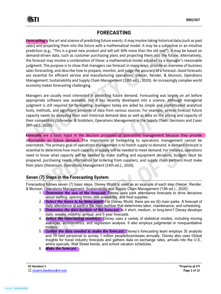 Pqt Forecasting Pdf Forecasting Moving Average