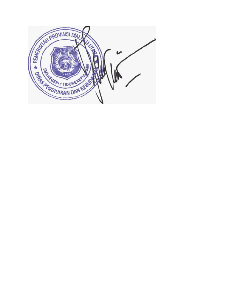 Tanda Tangan Kepsek | PDF