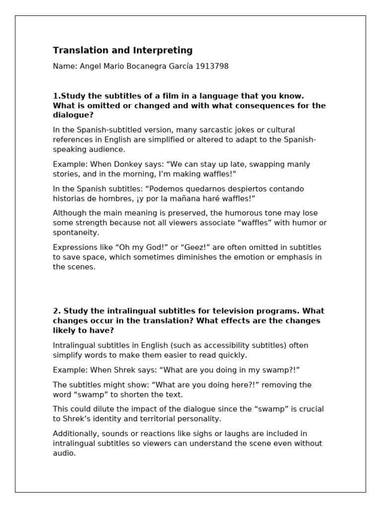 Translation and Interpreting | PDF