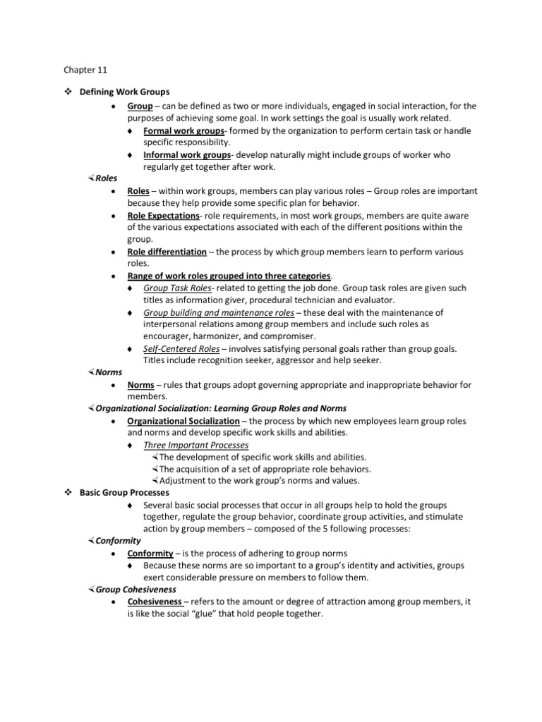 Chapter 11 Outline | PDF | Self-Improvement