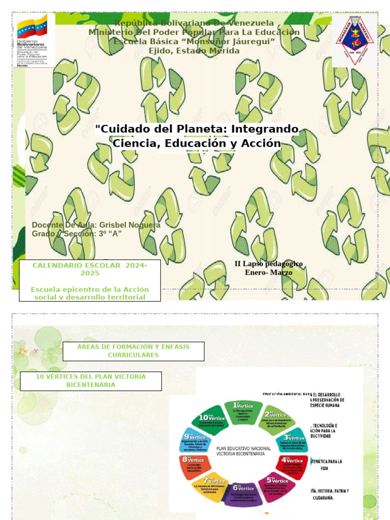 Cuidando Nuestro Planeta | PDF | Sustentabilidad | Aprendizaje