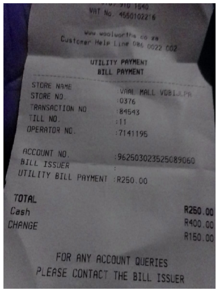 Proof of Payment | PDF