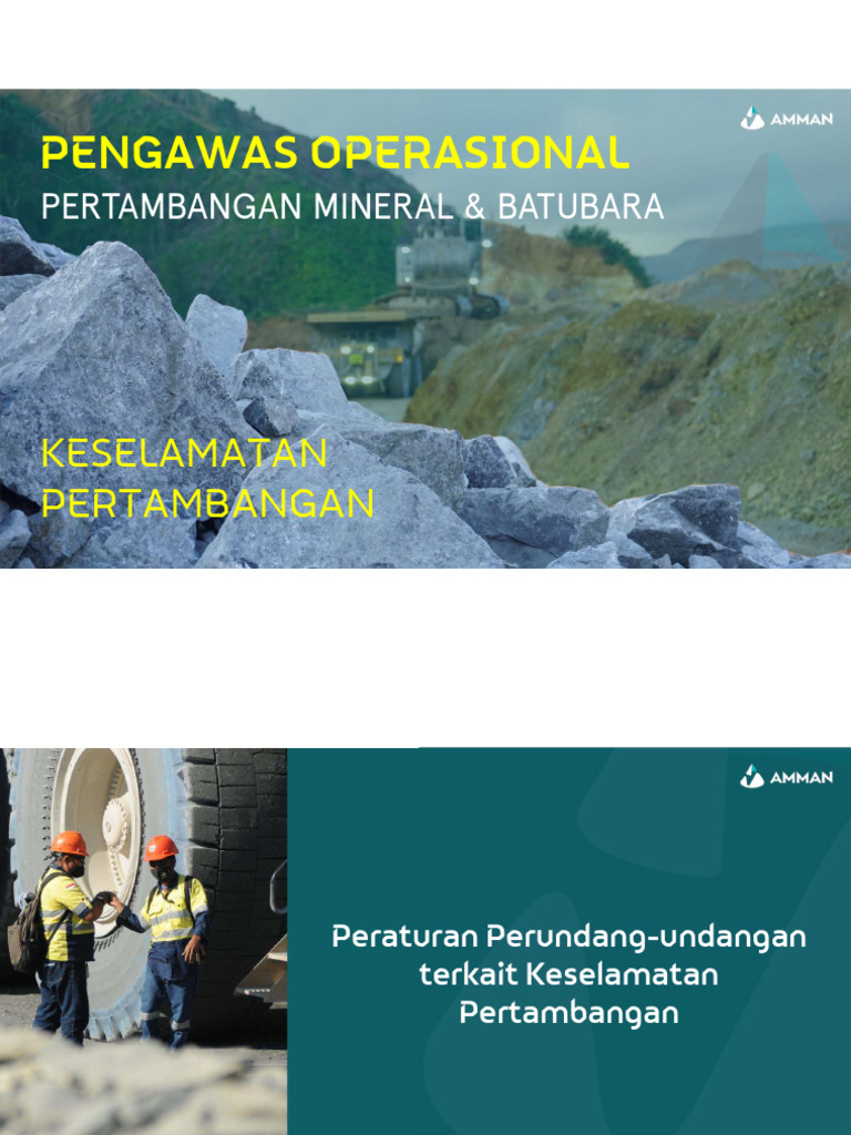 01#POP Keselamatan Pertambangan | PDF
