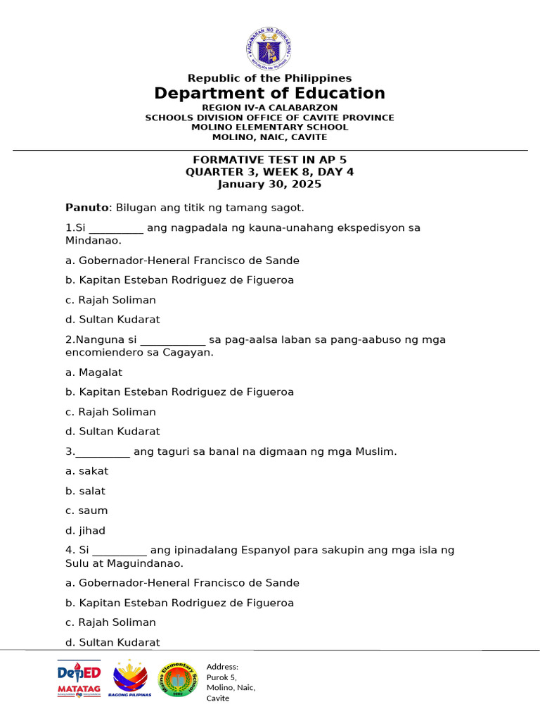 Q3 Week8 Ap5 | PDF