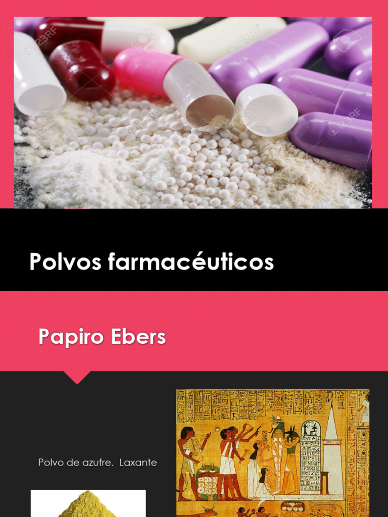 Características y Propiedades de Polvos Farmacéuticos | PDF ...