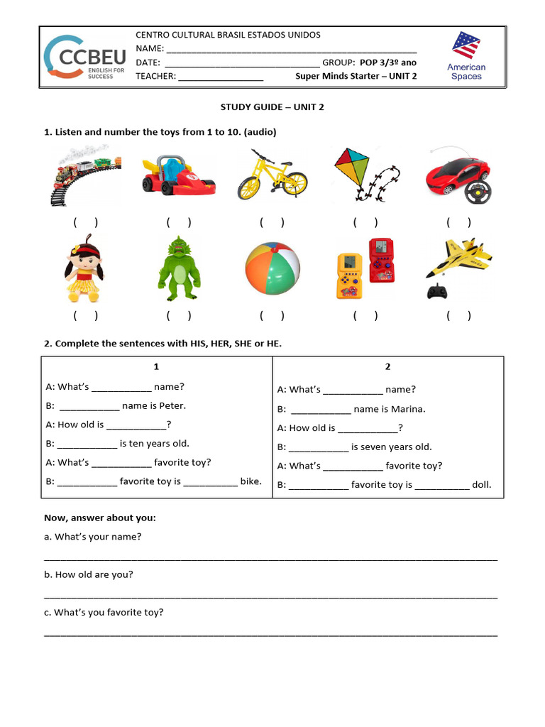 Pop 3 U.2 Study Guide | PDF