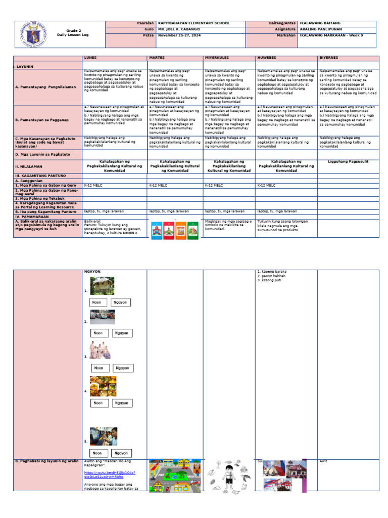Q2 Week9 DLL Ap 2 | PDF