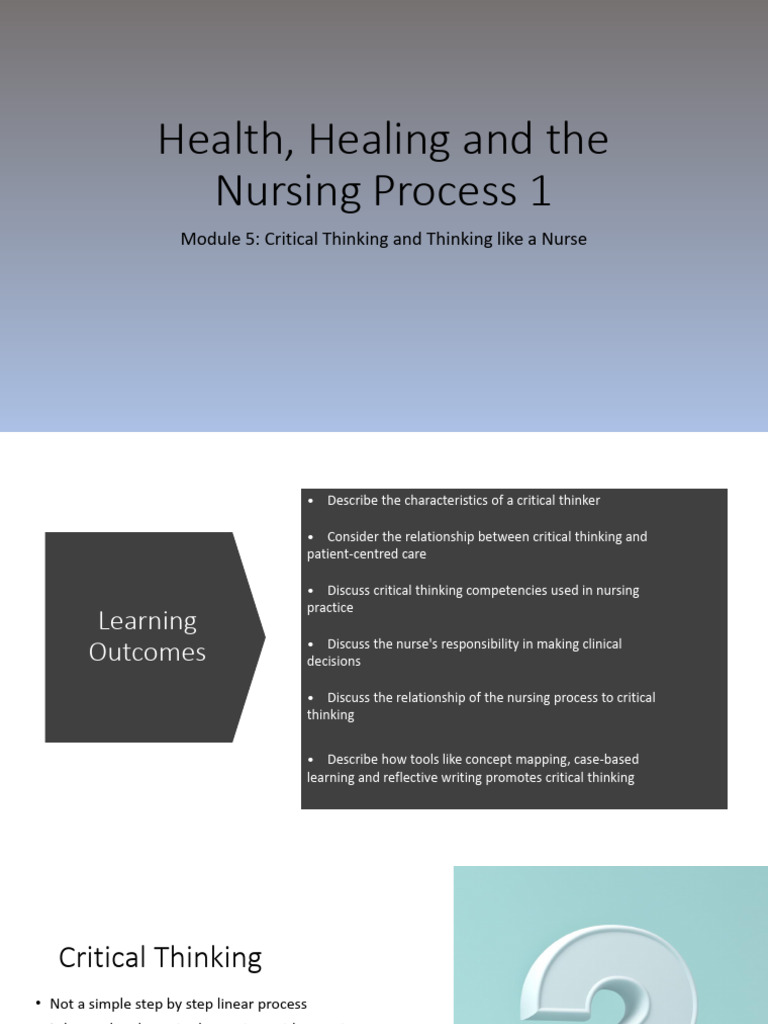 HHNP1 Module 5_ Student-1 (1) | PDF | Critical Thinking | Thought