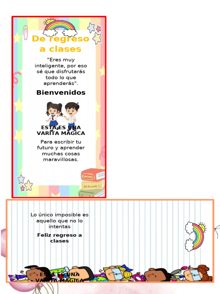 Regreso a Clases: Aprende y Crece | PDF