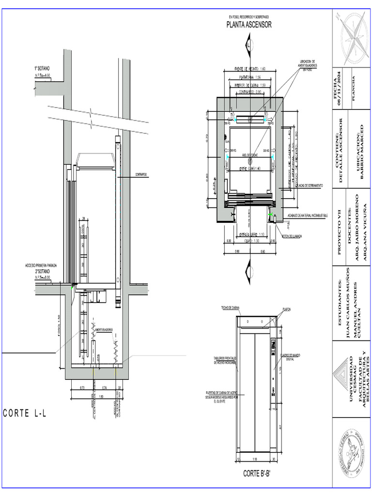 Detalle Ascensor | PDF