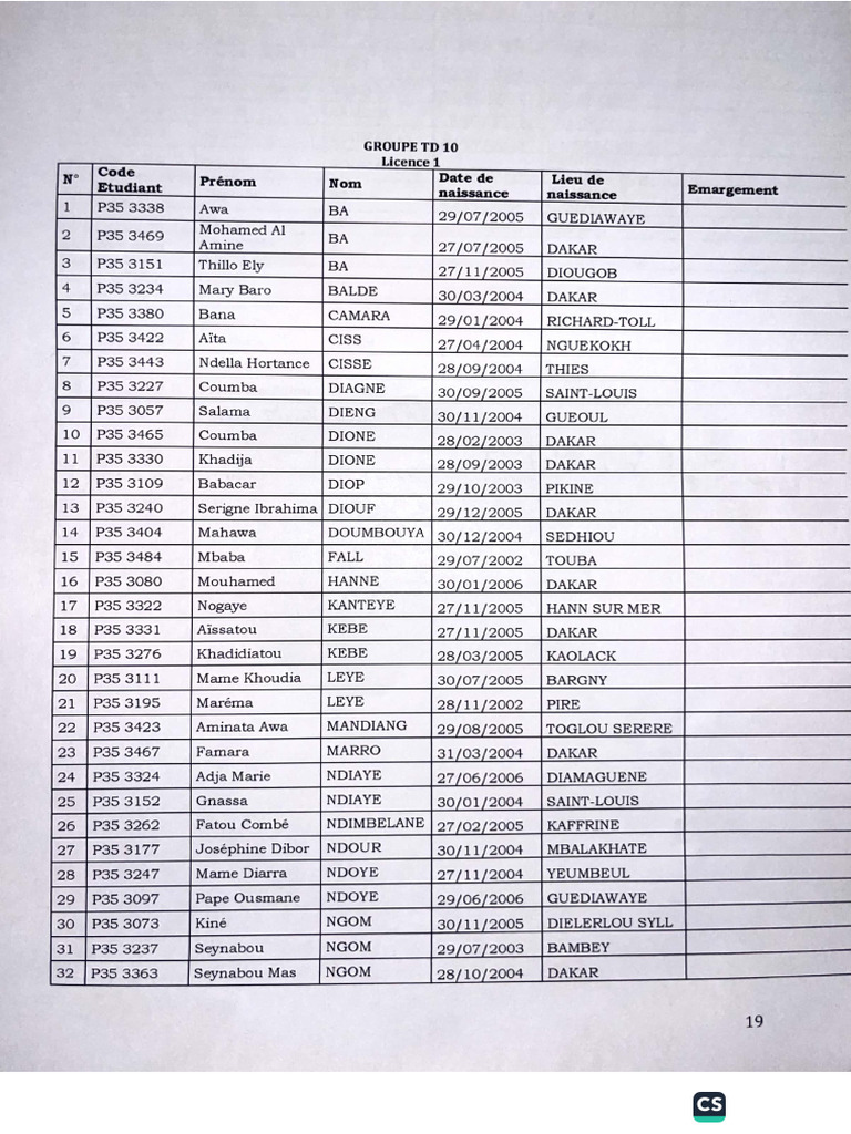 Groupe TD 10 L1 Com | PDF