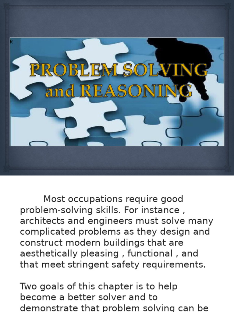 Chapter 3 Problem Solving New | PDF | Inductive Reasoning | Reason