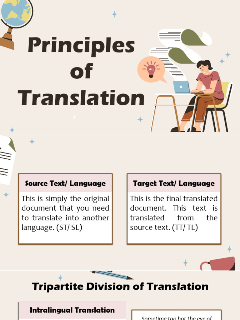 Principles of Translation Explained | PDF | Semantics | Translations