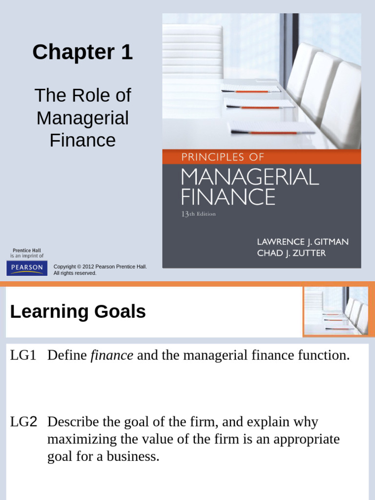 The Role of Managerial Finance | PDF | Corporate Governance | Governance