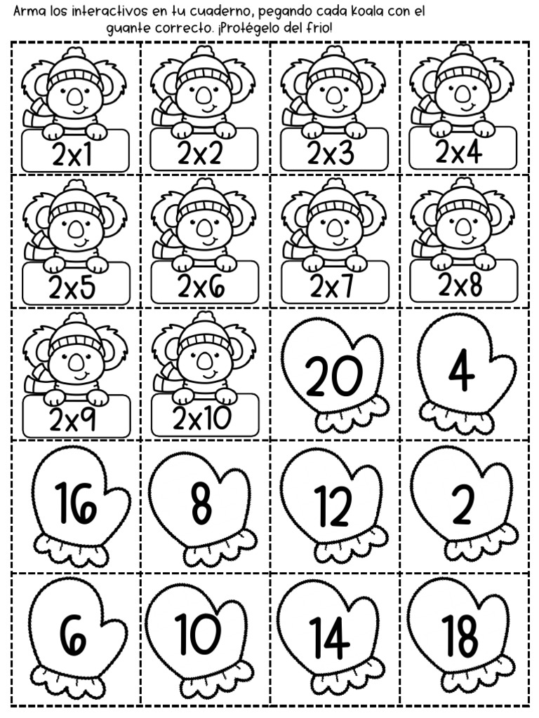 Multiplicaciones Interactivas para Niños | PDF