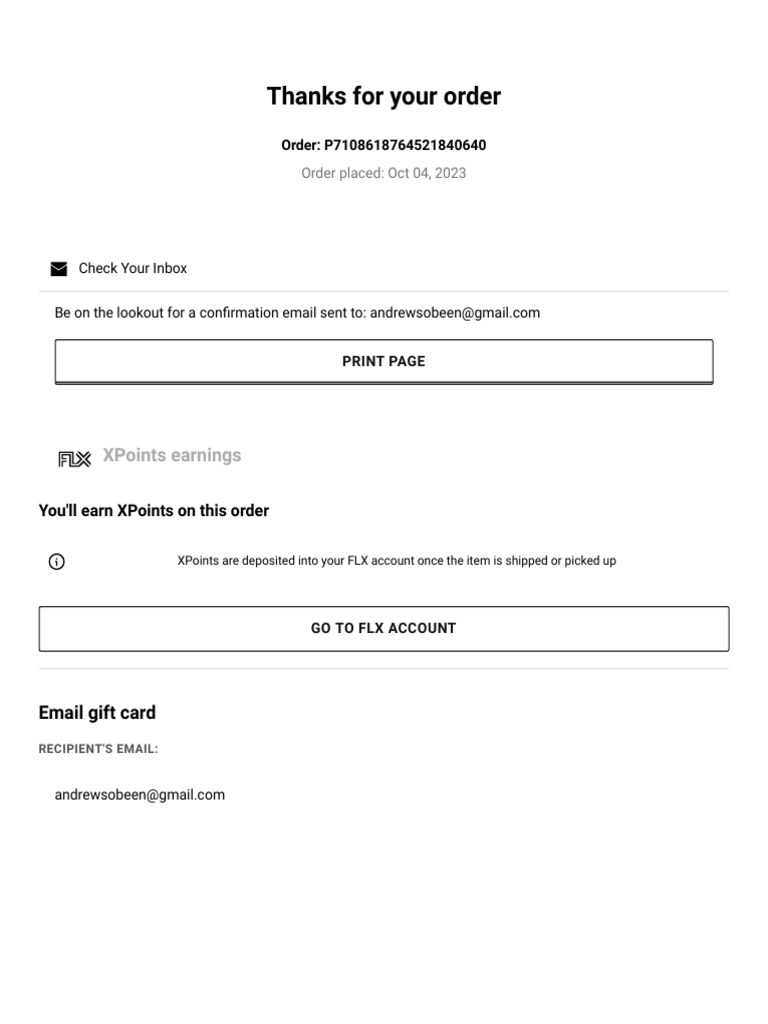 Checkout Confirm - Foot Locker Canada | PDF