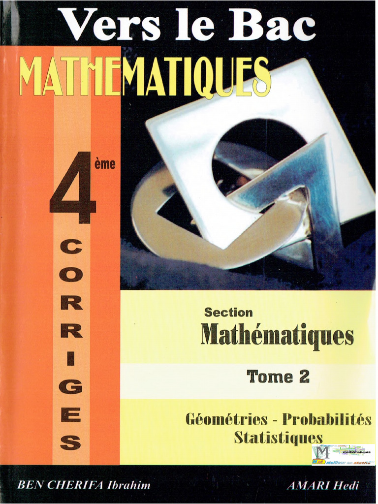 Vers Le Bac Maths Tome 2 | PDF