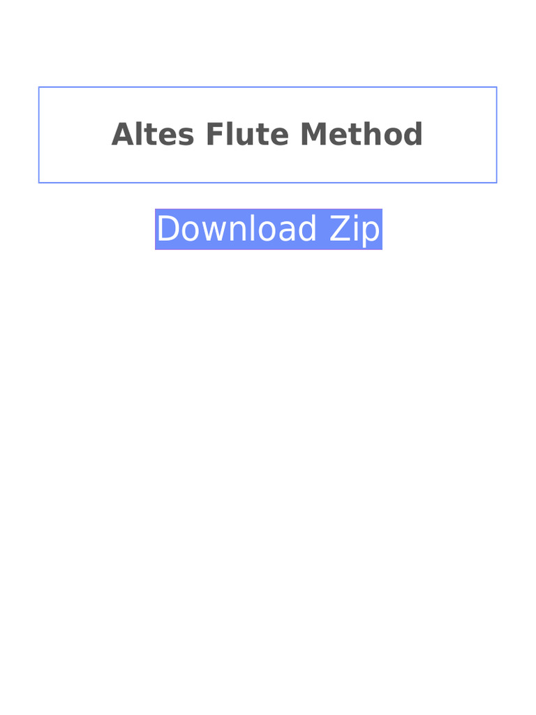 ? Altes Flute Method 2 | PDF