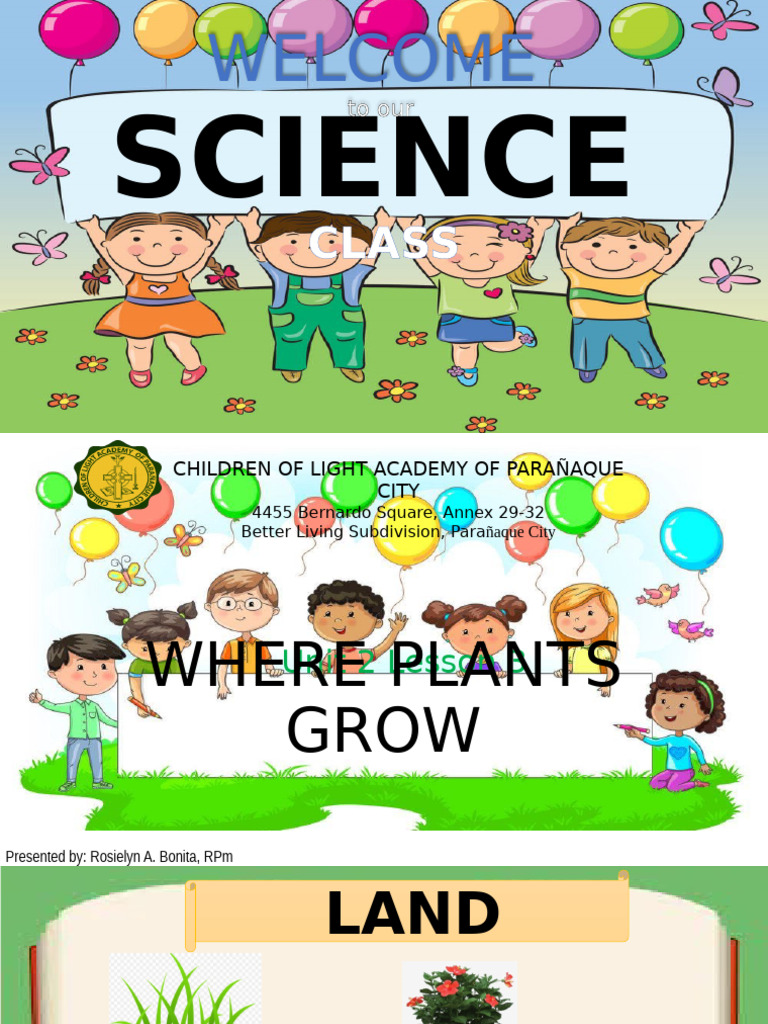 Unit 2 Lesson 3 Where Plants Grow | PDF
