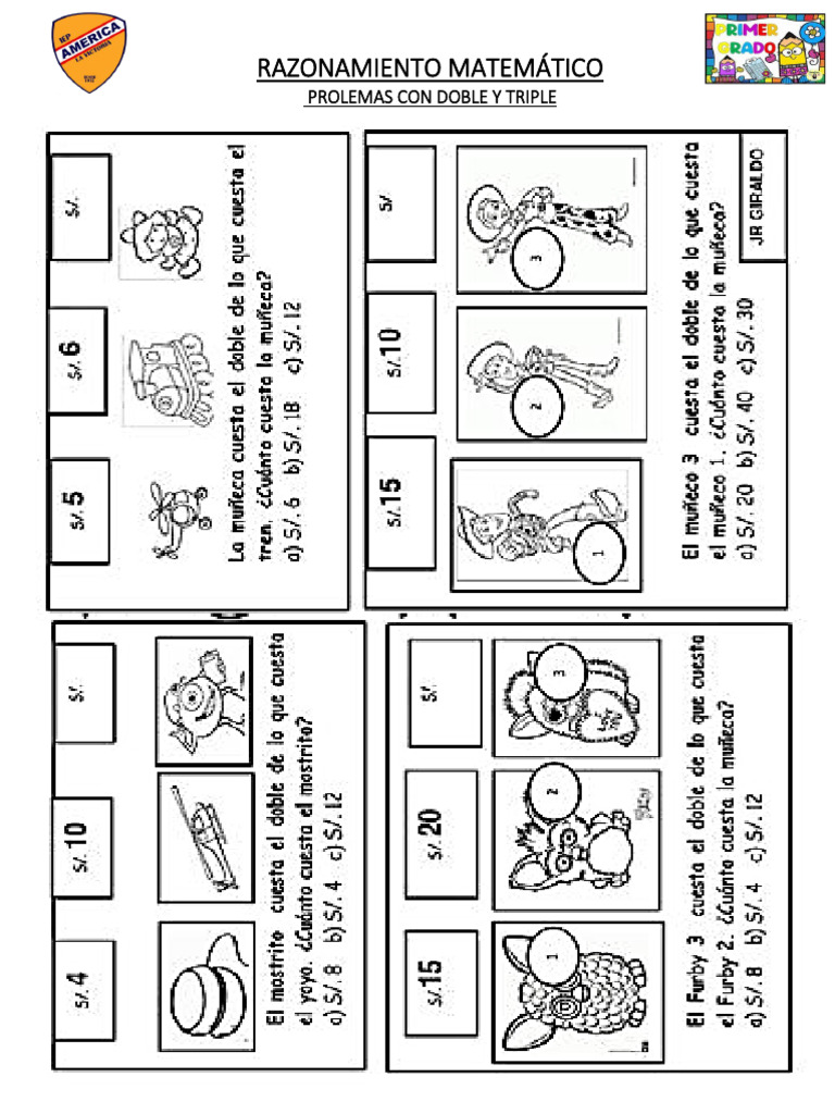 Ficha de RAZ. MATE | PDF