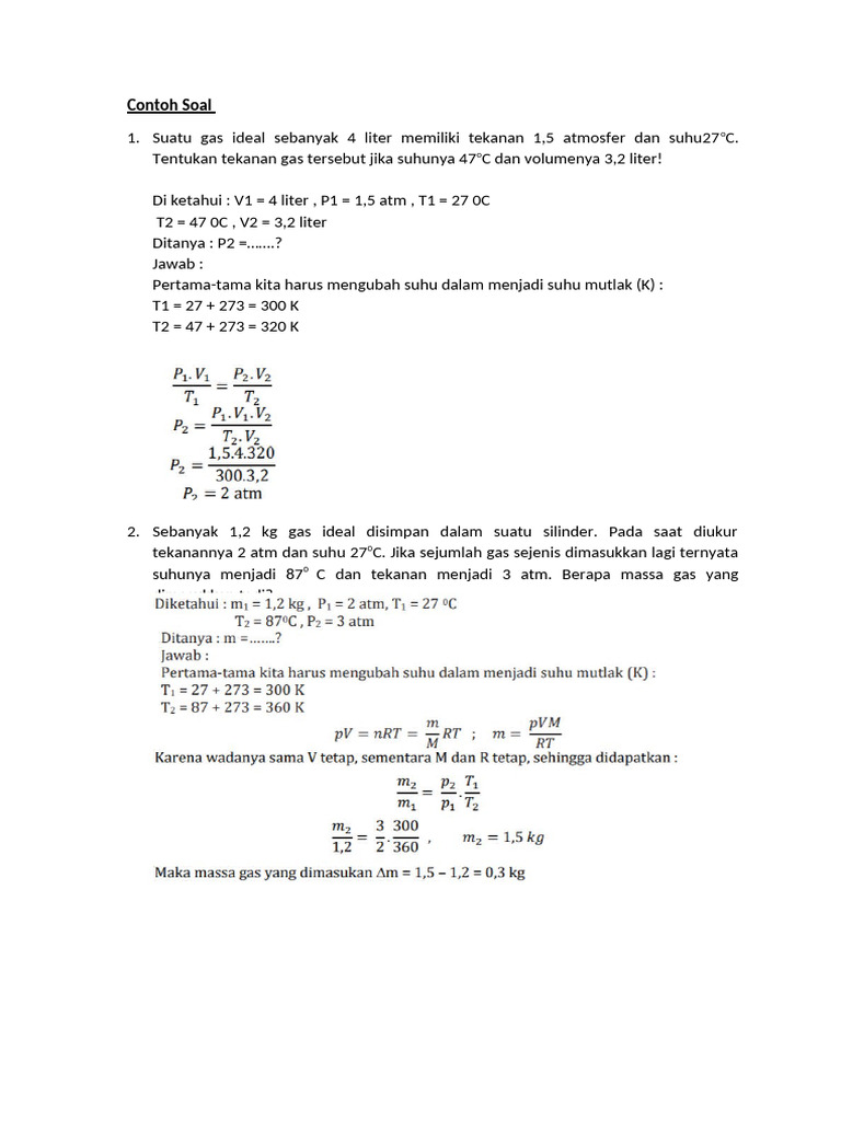 Contoh Soal TKG | PDF