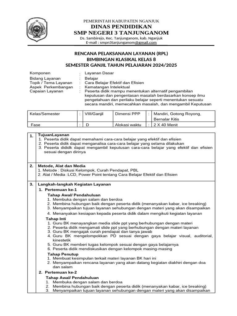 5. RPL CARA BELAJAR EFEKTIF DAN EFISIEN (1) | PDF